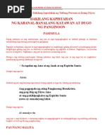 (Tagalog) Mass Guide | PDF