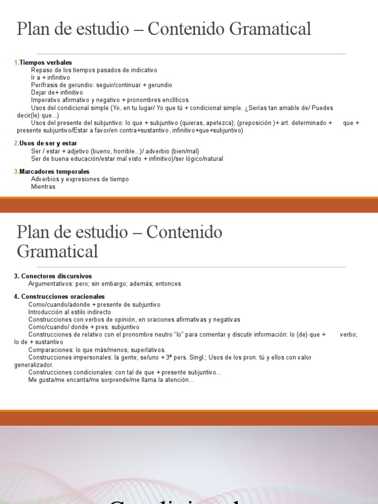 Condicional Simple - Compuesto | PDF | Verbo | Lingüística