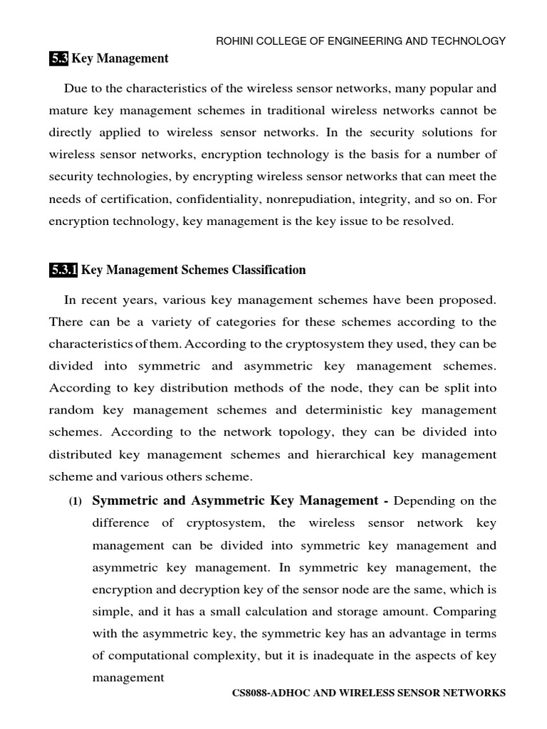 Key Distribution and Management | PDF | Public Key Cryptography ...