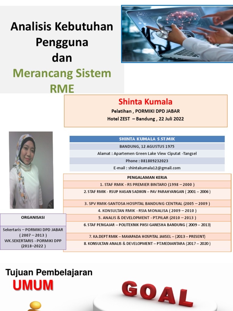 Analisis Kebutuhan Pengguna & Merancang Sistem RME | PDF