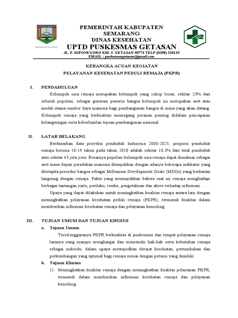 Kak Program PKPR | PDF