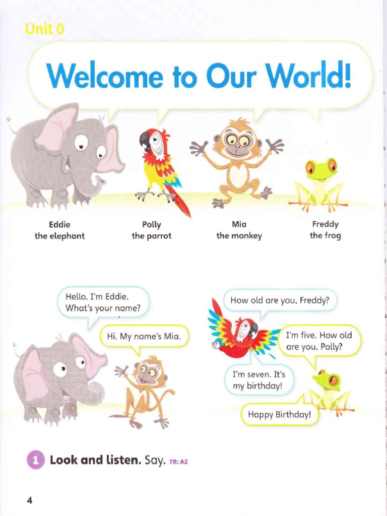 Explore Our World 1 Unit 0 | PDF