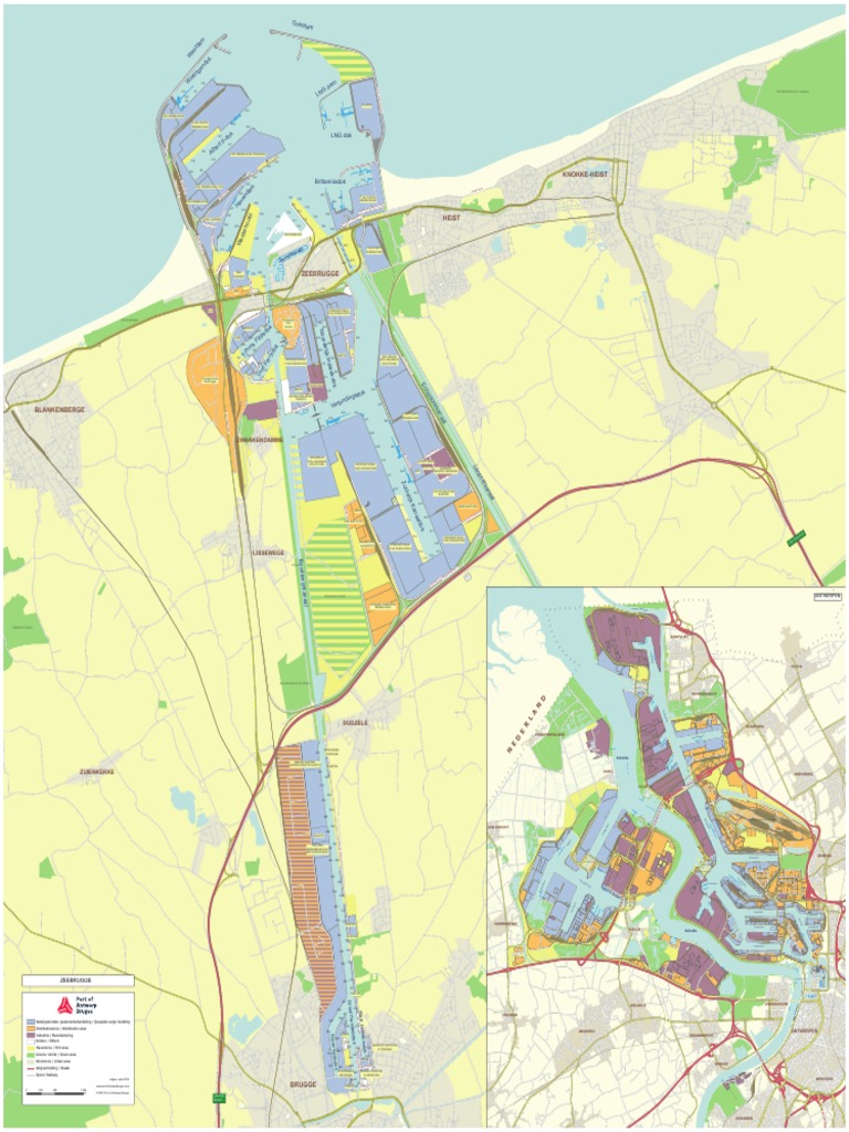 Havenkaart Zeebrugge 20220412 Print | PDF