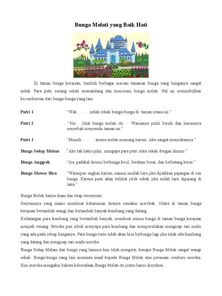 Teks Dongeng Puncak Tema | PDF