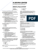 CHN and Copar Exam Complete | PDF | Preventive Healthcare | Health Care