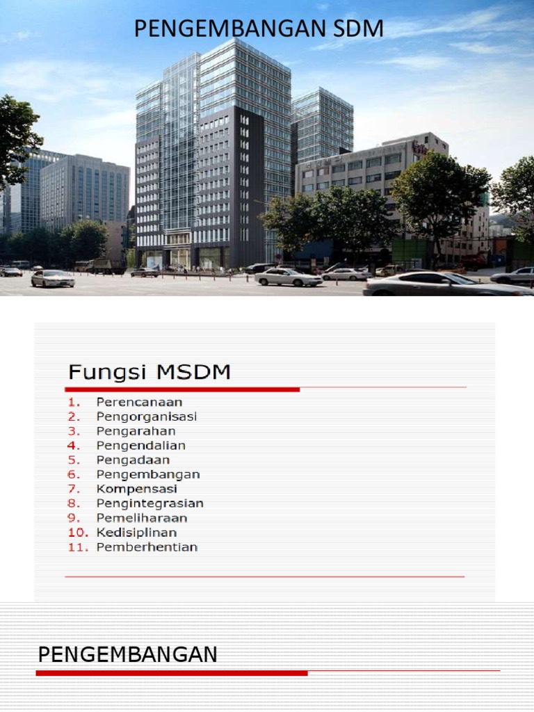 Pengembangan SDM | PDF