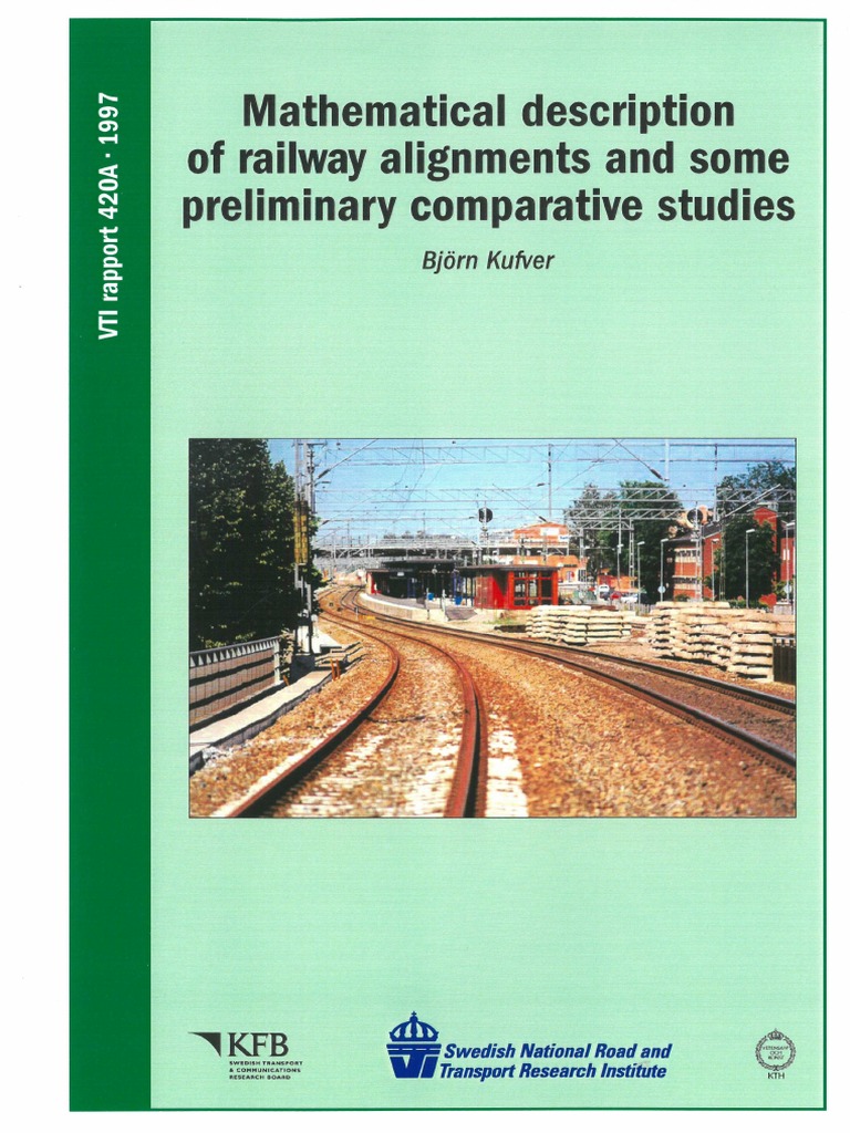 Railway Track Alignment | PDF | Curvature | Mathematical Analysis