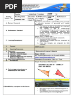 Lesson Plan CLIL - Congruent Triangles | PDF | Triangle | Elementary ...
