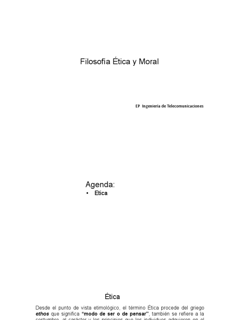 S3 Filosofía Etica y Moral | PDF | Moralidad | Platón