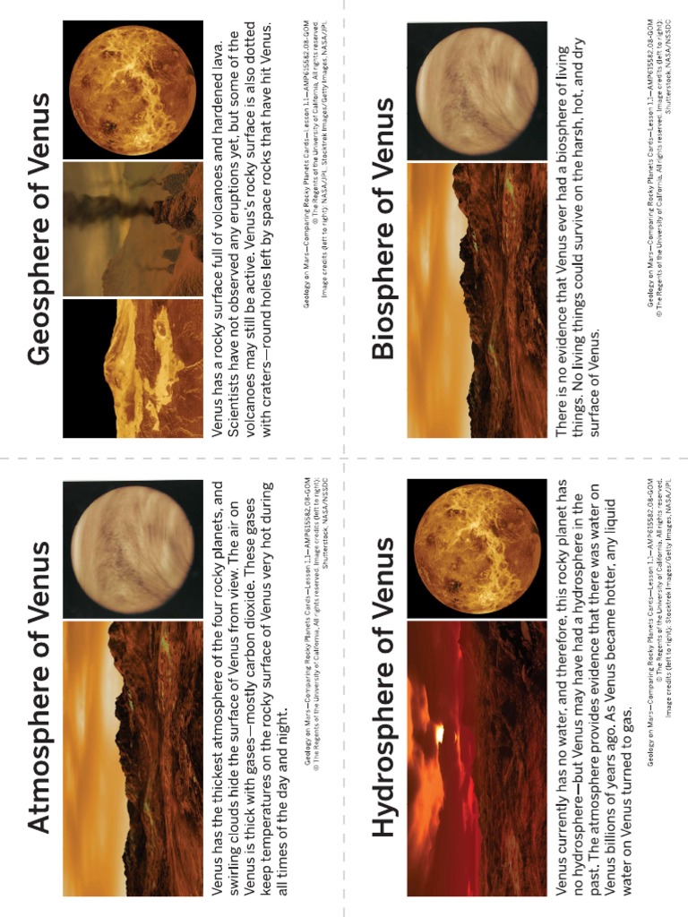 Comparing Rocky Planets Information | PDF