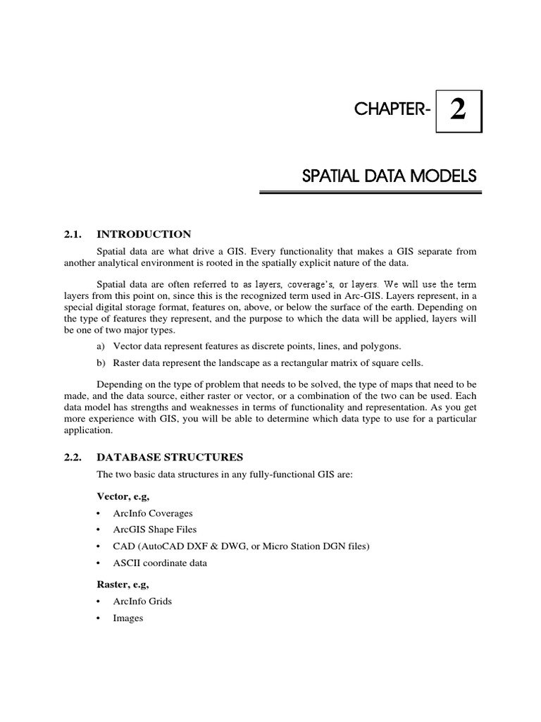 1904504-GIS - Notes Unit 3 | PDF | Geographic Information System | Data ...