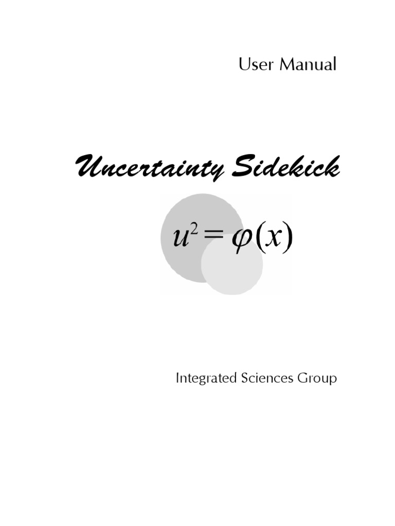 Unc Sidekick User Manual Pdf Computer File Uncertainty