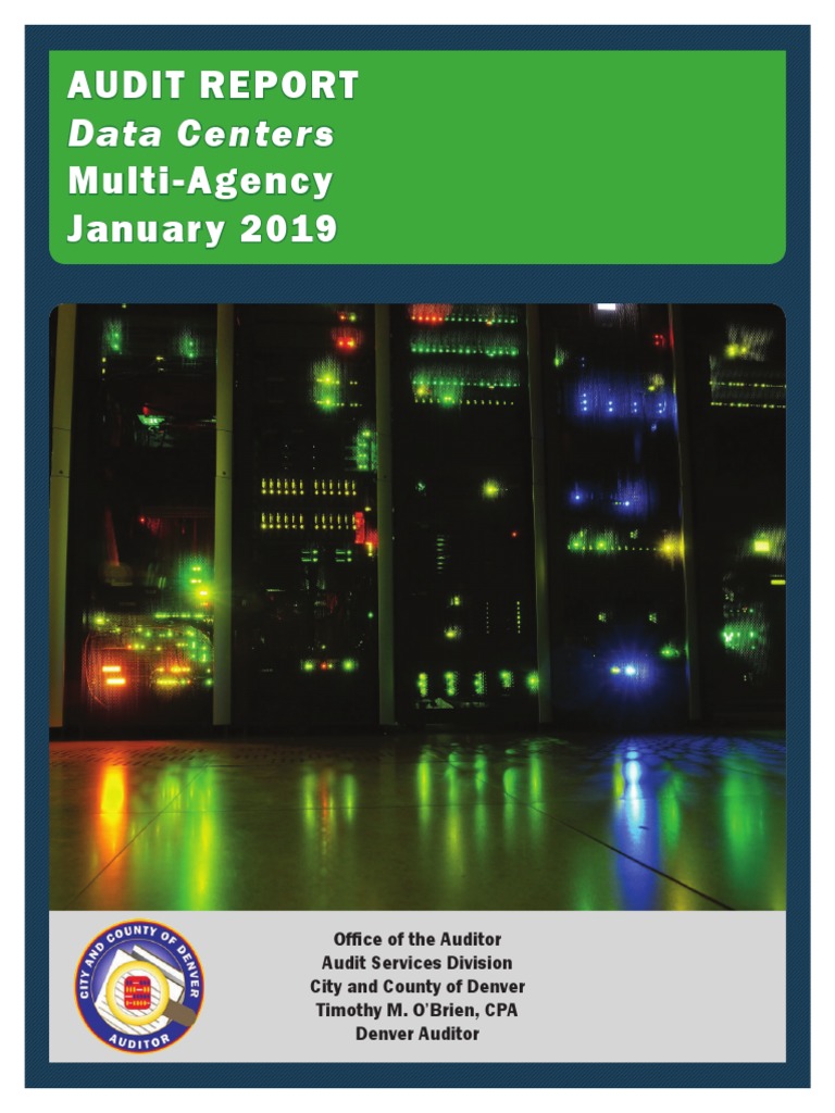 Data Centers: Audit Report Multi-Agency January 2019 | PDF | Data ...