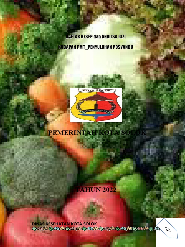 Resep PMT Penyuluhan Posyandu | PDF