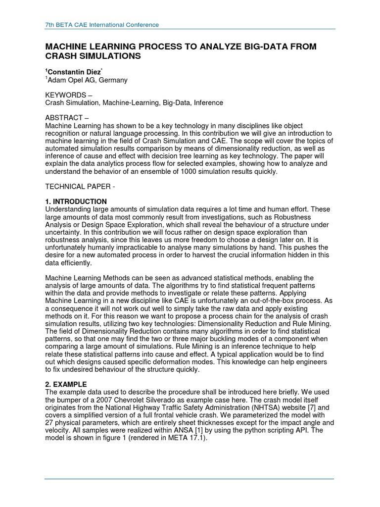 Machine Learning With Cae | PDF | Machine Learning | Simulation