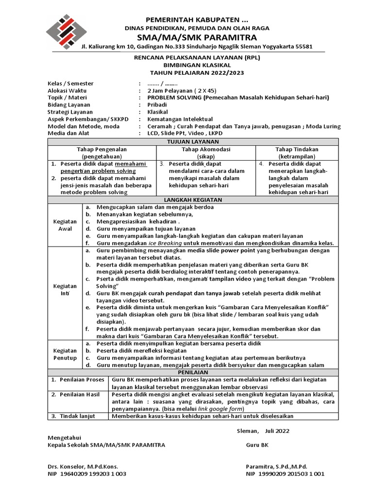 PROBLEM SOLVING | PDF