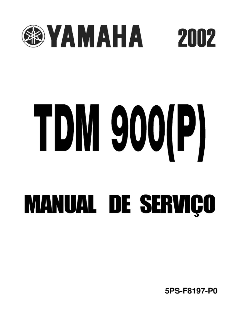 TDM 900 - Service Manual (PT-BR) | PDF | Pressão | Oxigênio