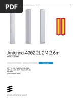 Ericsson AIR 6449 Antenna Specifications | PDF | Power Supply | Antenna ...