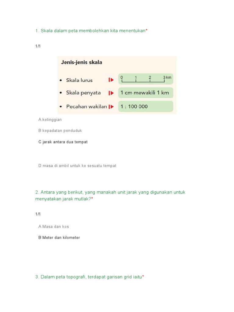 Soalan Geografi (Practice Exam) | PDF