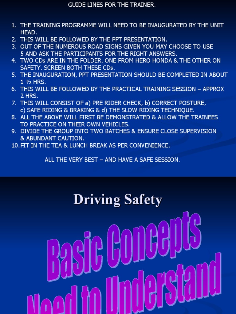 2 Wheeler Road Safety Important | PDF | Brake | Traffic