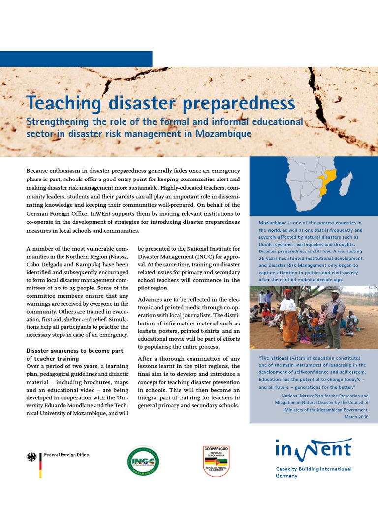 Schools Boost Disaster Preparedness | PDF | Emergency Management | Teachers
