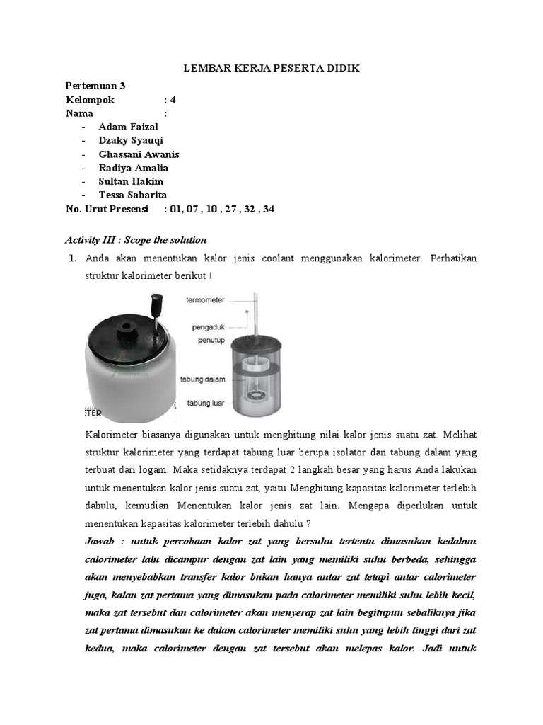 LKPD 3 - Kel 4 Fisika | PDF