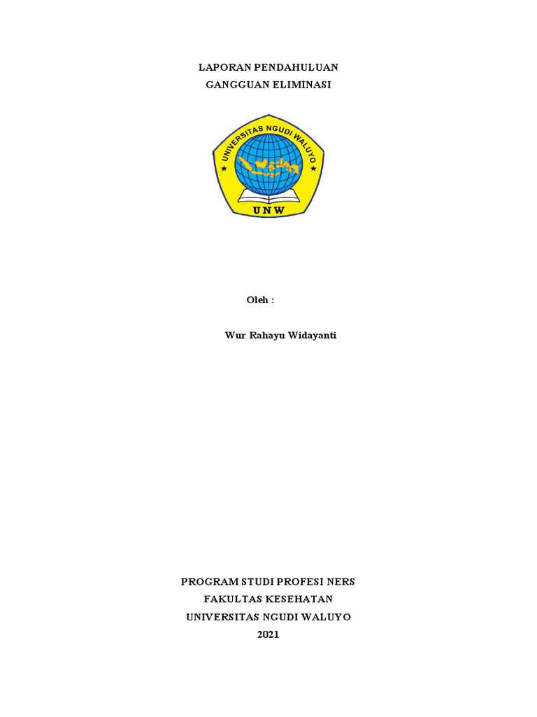 LP Eliminasi Urin Wur Rahayu W | PDF | Kesehatan Holistik