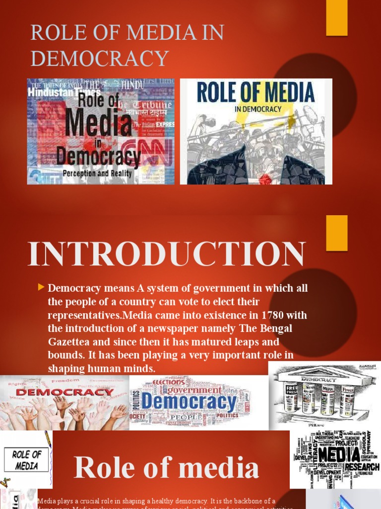 Media's Crucial Role in Democracy | PDF | News | Communication