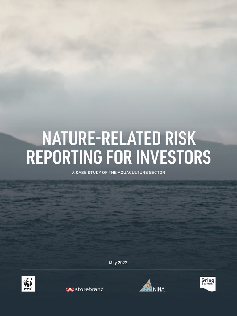 Nature Risk Pilot Reporting Framework - May 2022 | PDF | Sustainability ...