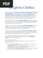 Influencia de La Iglesia Catòlica en La Administraciòn | PDF | obispo ...