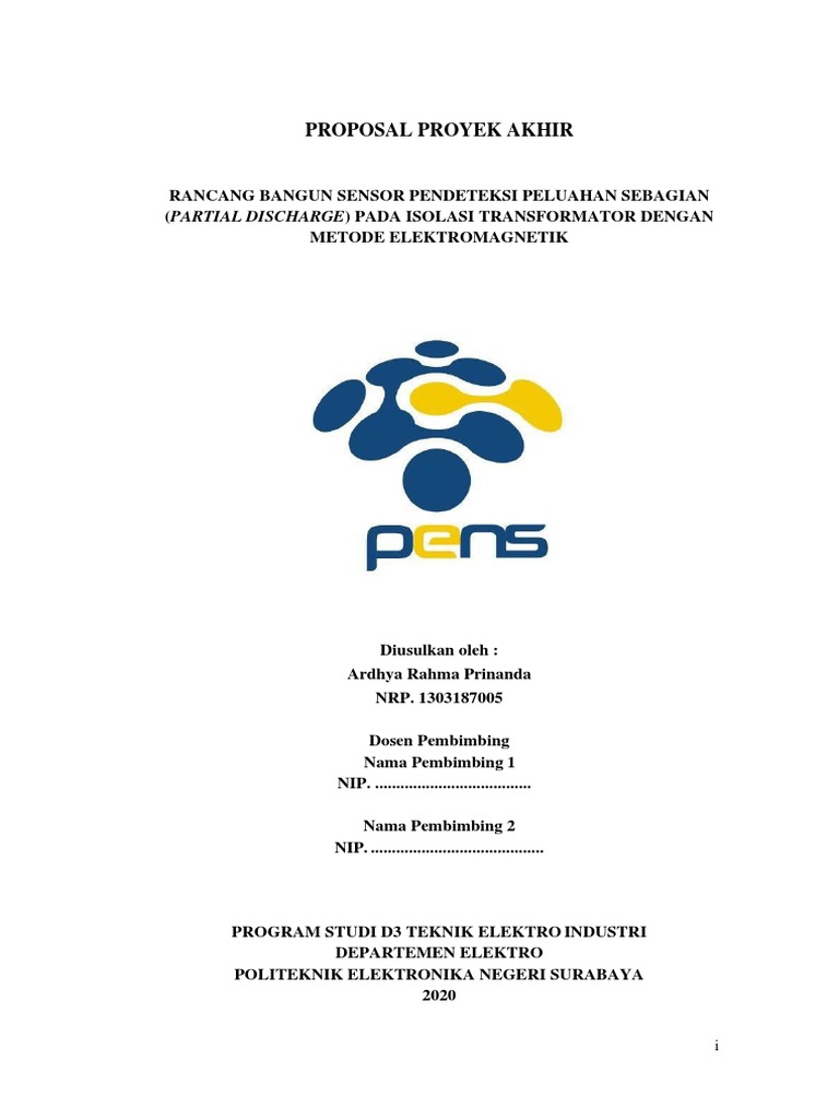 ArdhyaRP - PROPOSAL PROYEK AKHIR | PDF