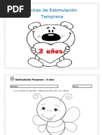Cuaderno de Estimulación Temprana para Niños de 1 A 3 Años | PDF