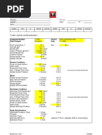 Free Pump Design Spreadsheet | PDF | Pump | Spreadsheet