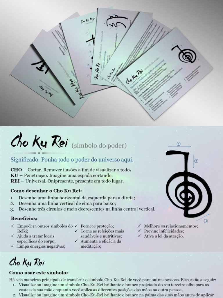 Cho Ku Rei. (Símbolo Do Poder) Significado - Ponha Todo o Poder Do ...