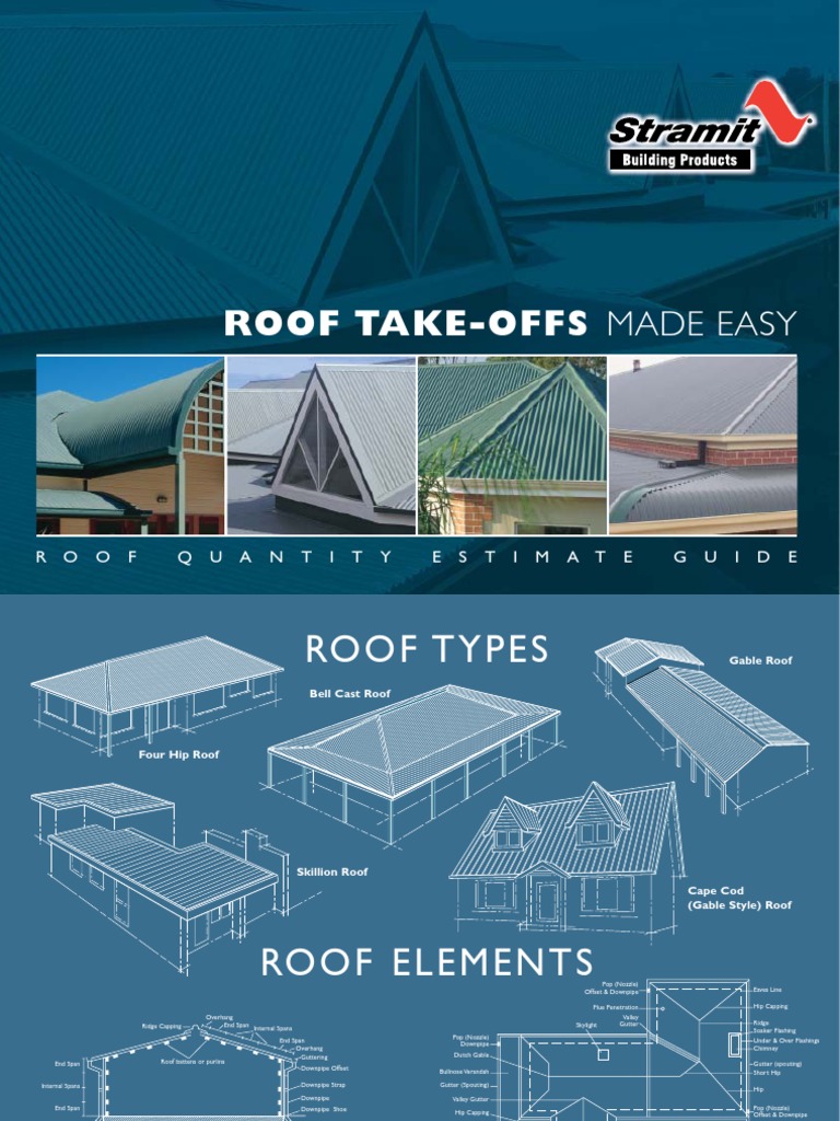 Stramit Easy Roof Quantity Estimate Guide | PDF | Roof | Area