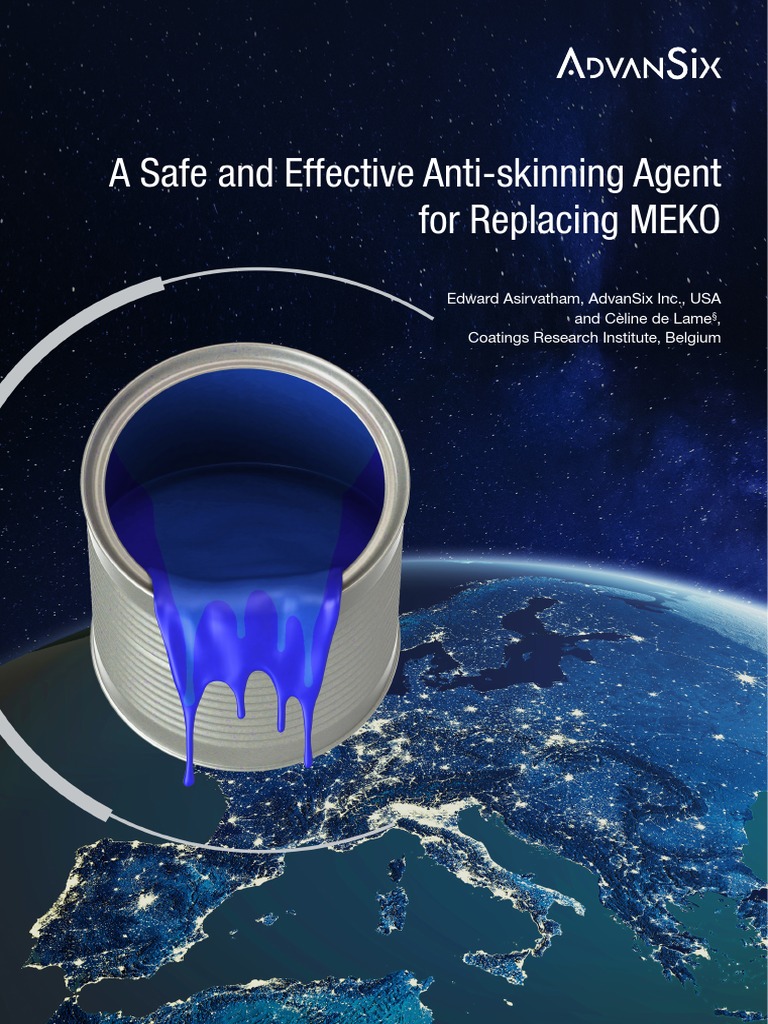 White Paper - MEKO and 2-PO Anti-Skinning Agent - v3 | PDF | Paint ...