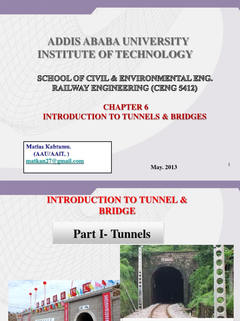 Chapter-6 Bridge & Tunnels | PDF | Tunnel | Bridge