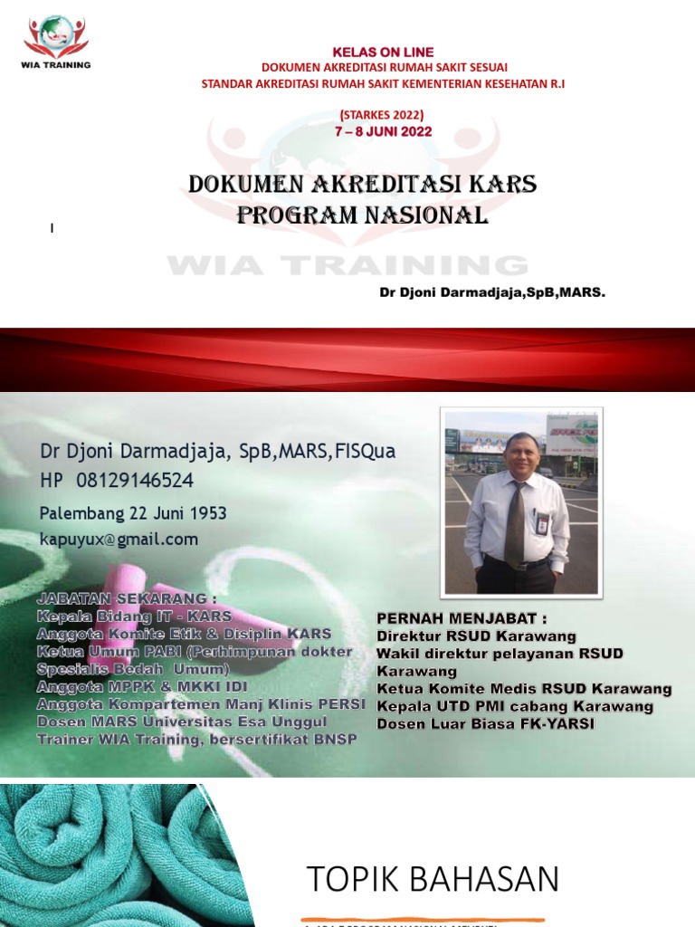 Dokumen Akreditasi Kars Prognas | PDF