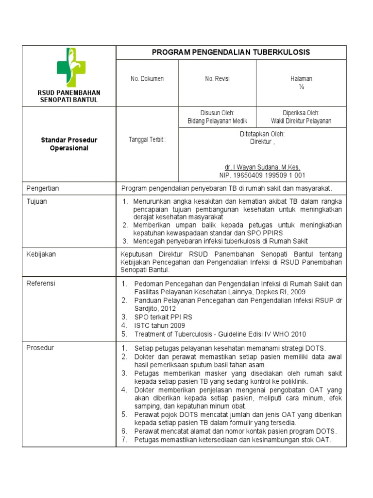 Program Pengendalian Tuberkulosis | PDF | Pengembangan Diri | Kesehatan Holistik
