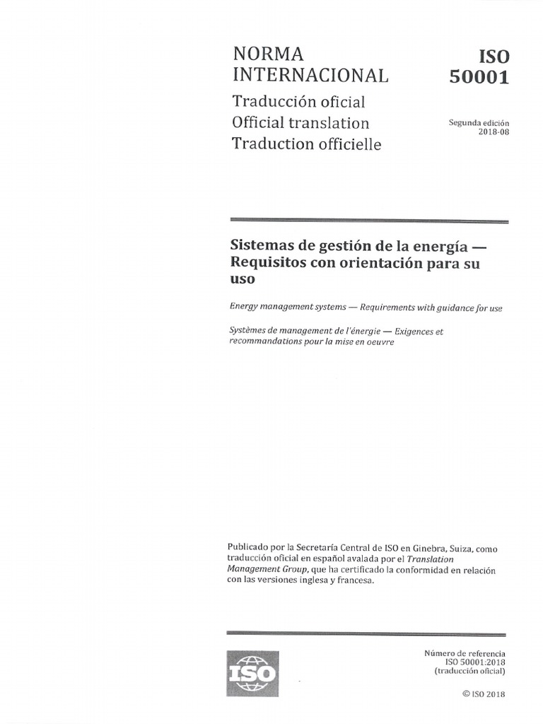 Iso 50001-2018 | PDF