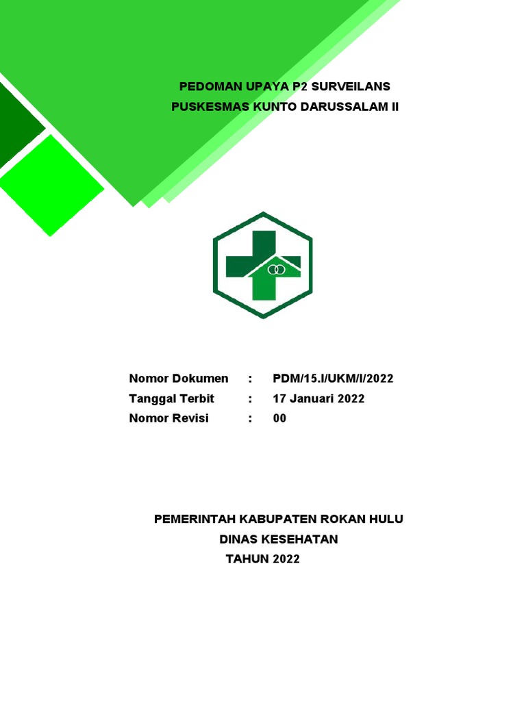 Pedoman Surveilans Puskesmas 2022 | PDF | Pengembangan Diri