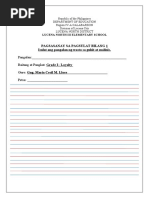 Grade 1 - Babala Worksheets | PDF