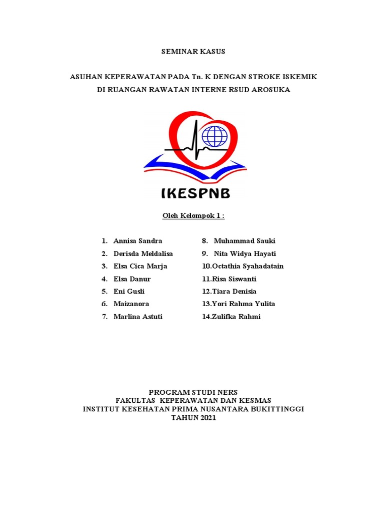 Seminar Kasus Stroke Iskemik | PDF | Sains & Matematika