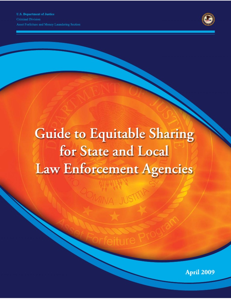 DOJ Guide to Equitable Sharing of Asset Forfeiture | Asset Forfeiture ...