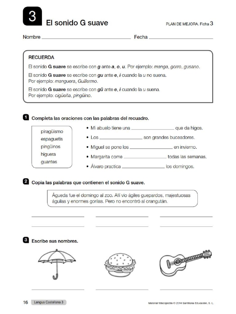 Sonido de G Suave - 3° | PDF