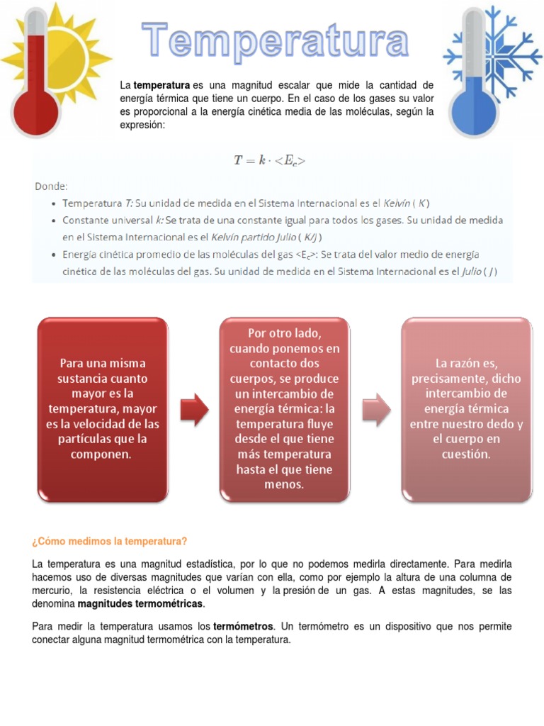 Lectura Calor y Temperatura | PDF | Calor | Temperatura