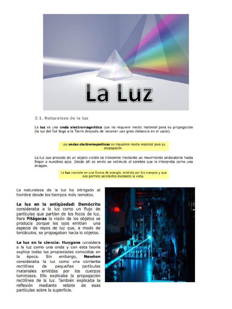 Lectura La Luz | PDF