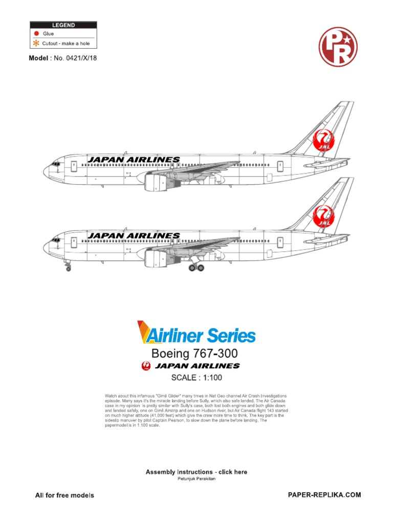 Japan Airlines 767-300 (No Winglets) | PDF