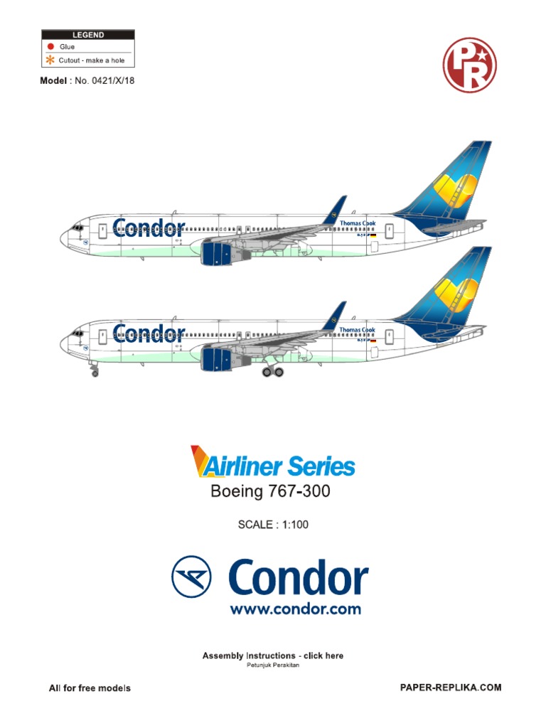 Condor 767-300 D-ABUH Heart Tail | PDF
