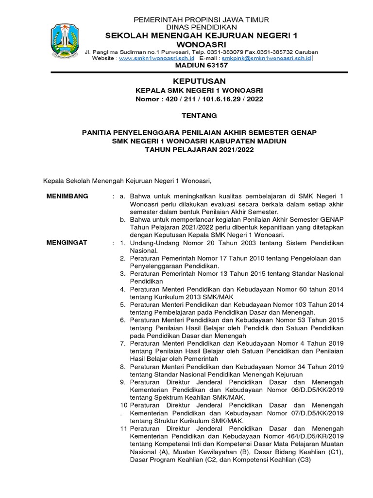 SK UAS Sem Genap 2021 2022 | PDF